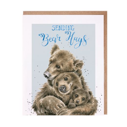 Wrendale Sending Bear Hugs card - Cards and Gift Wrap