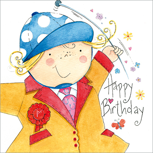 Happy Birthday Little Rider - Cards and Gift Wrap