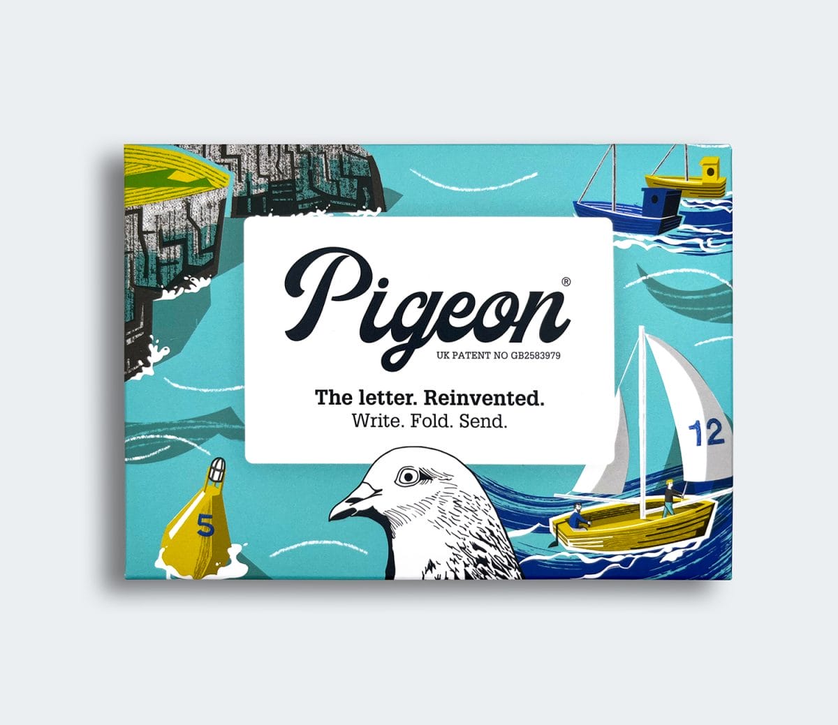 Safe Harbour Pigeon Folded Letter Writing Pack - Cards and Gift Wrap
